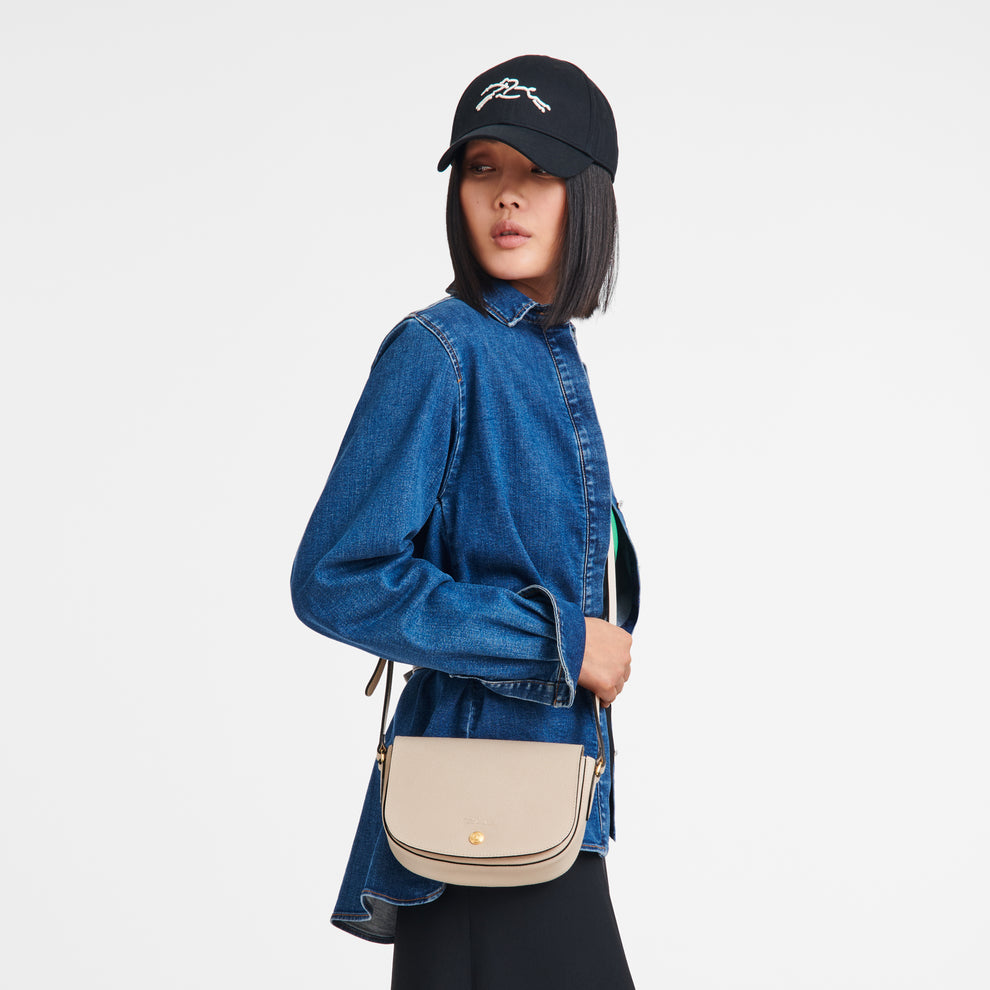 Épure S Crossbody bag Paper - Leather - 10253HYZ555 | Longchamp ID ...