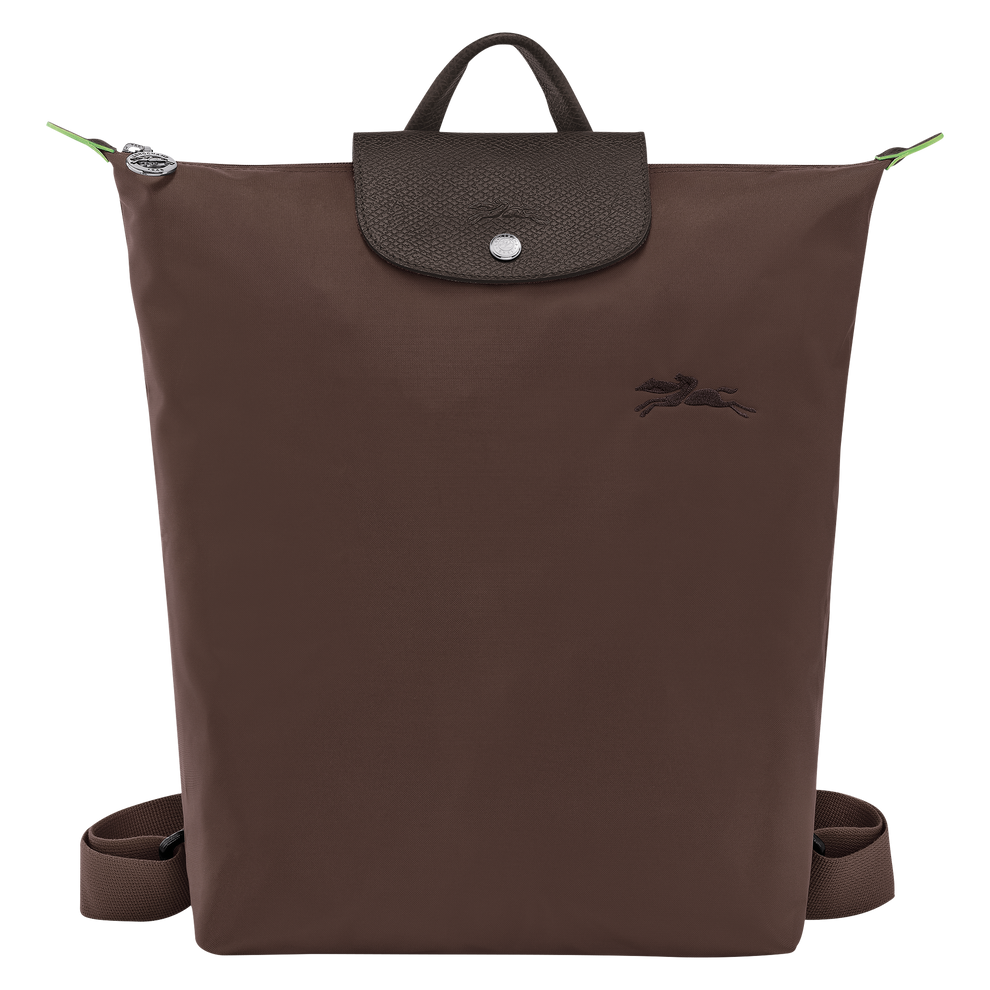Le Pliage Green M Backpack Mocha - Canvas - 10284919002 | Longhamp ID ...