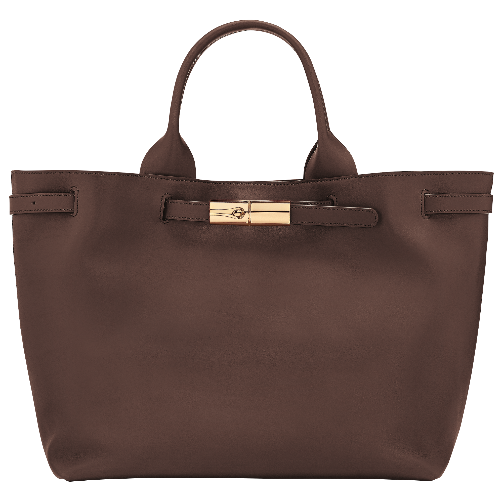 Le Smart Tote bag Mocha - Leather | Longchamp ID – LONGCHAMP