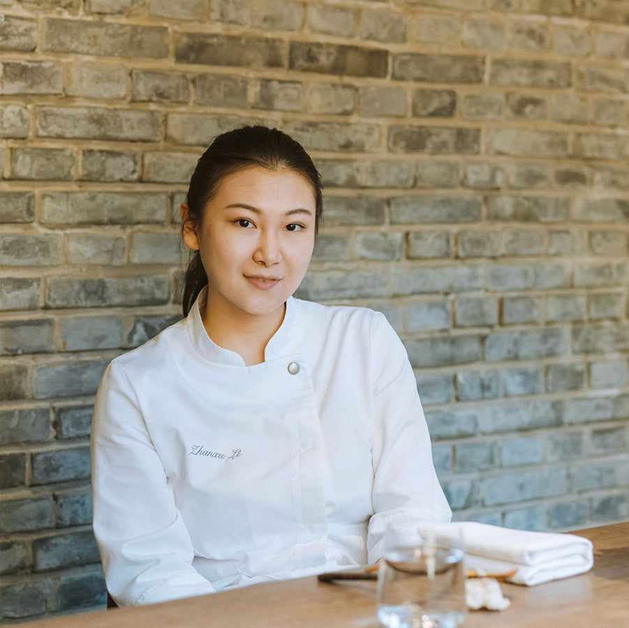 Roll lobak dengan tahu asap shiitake oleh Chef Zhanxu Li – LONGCHAMP